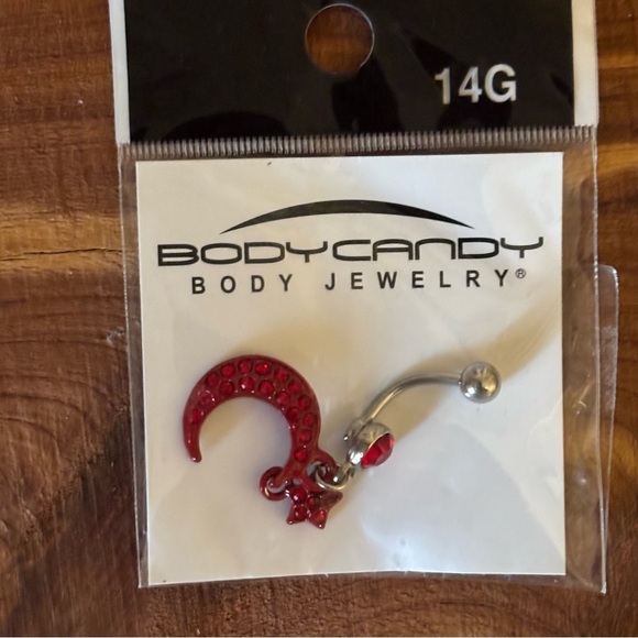 Body Candy | Jewelry | Nip Body Candy Moon And Star Bellybutton Ring | Poshmark